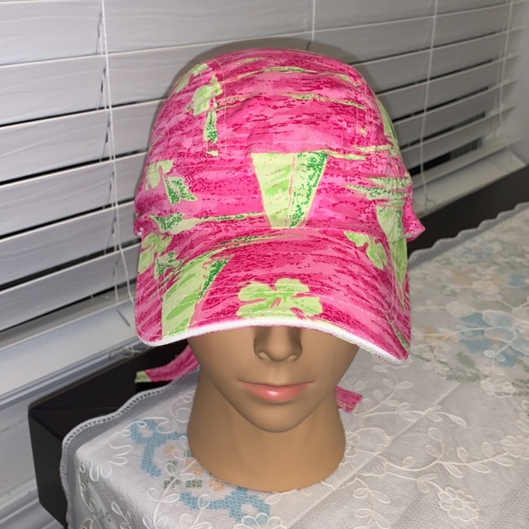 Primark | Accessories | Bright Floral Pink And Green Colored Cap With ...